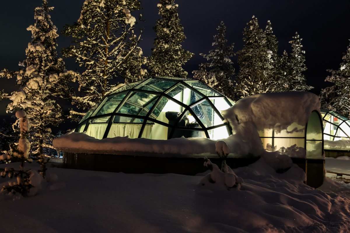 The Glass Igloo experience at Kakslauttanen Arctic Resort - Shoot from ...